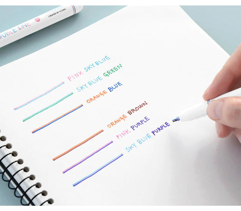 Iconic Double Line Pen Pack - Various Colours – GretelCreates