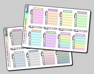 Mildliner Checklist Stickers - GretelCreates